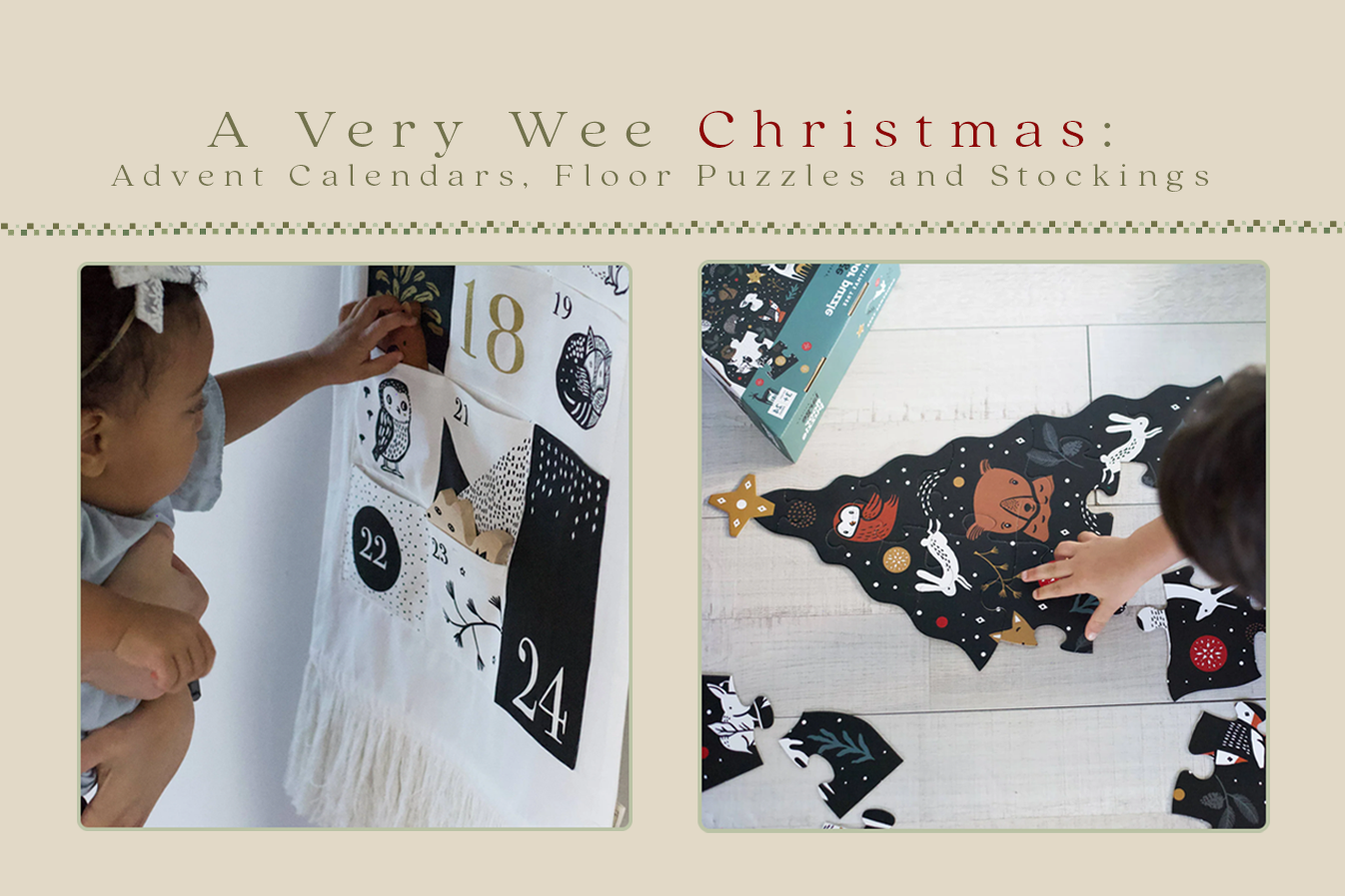Advent Calendars, Floor Puzzles: A Very Wee X-mas | Shop Baby Gifts ...